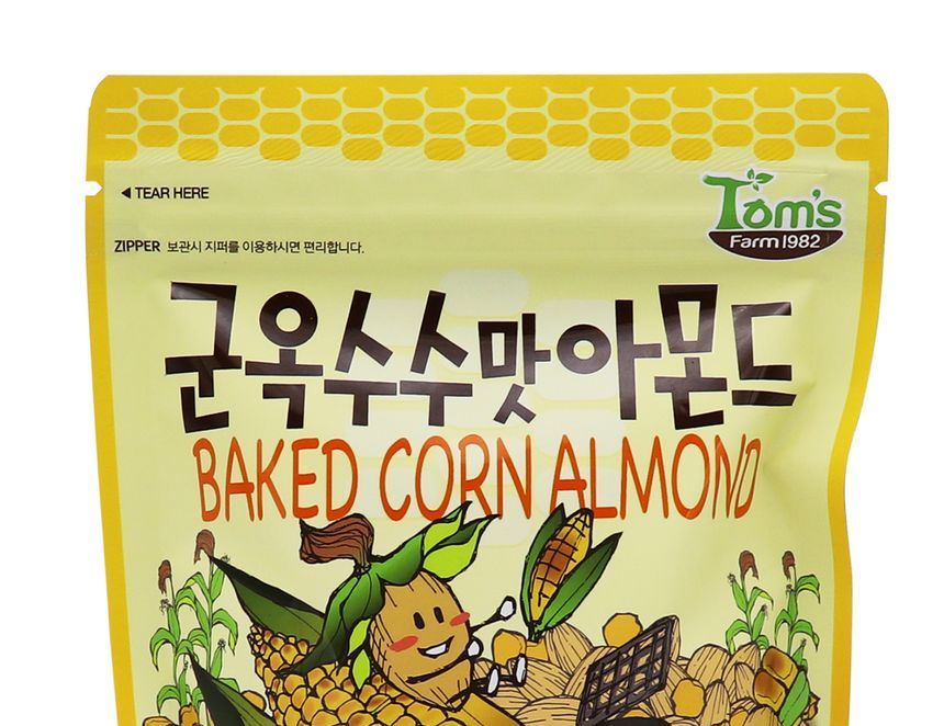 Tom's Farm Baked Corn Almond 210g | YesStyle