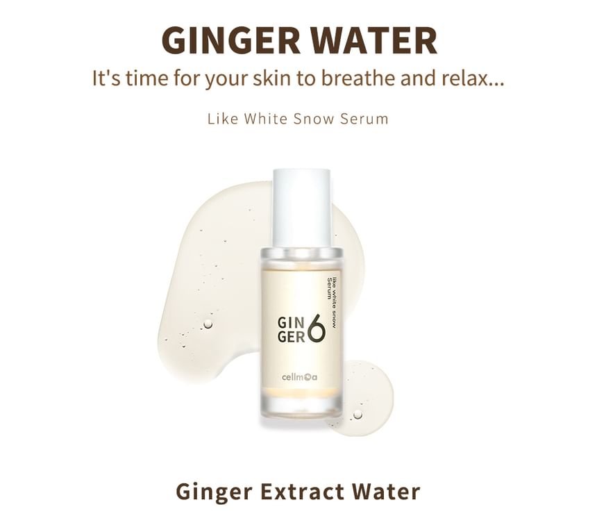 Buy GINGER6 - Like White Snow Serum in Bulk | AsianBeautyWholesale.com