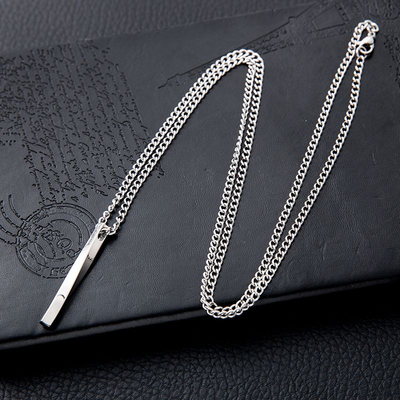 Tinseltown Stainless Steel Bar Pendant Necklace | YesStyle