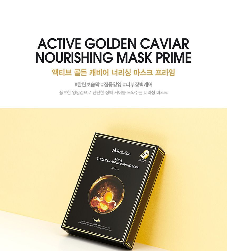 Buy JMsolution - Active Golden Caviar Nourishing Mask Set Prime in Bulk | AsianBeautyWholesale.com
