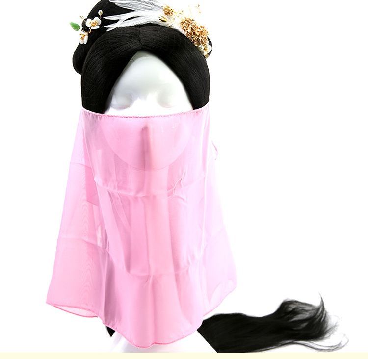 Fenix Traditional Chinese Chiffon Face Veil | YesStyle