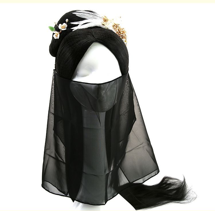 Fenix Traditional Chinese Chiffon Face Veil | YesStyle