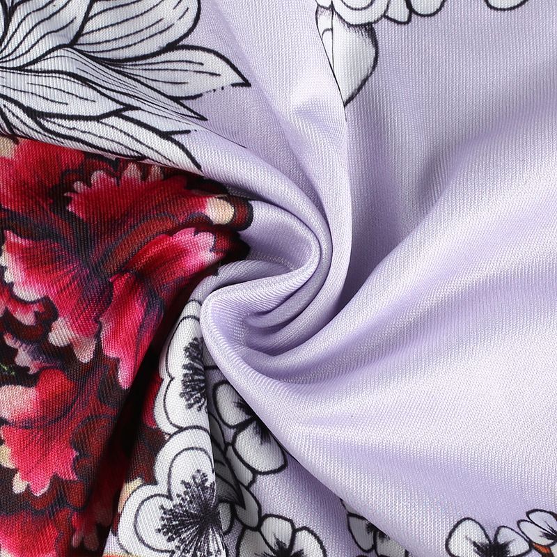 Sosana Halter-Neck Floral Print Frog-Buttoned Crop Top | YesStyle