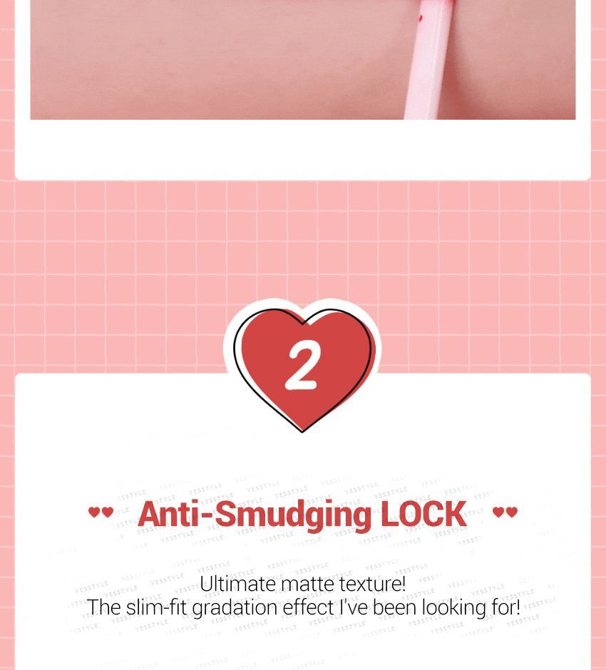 BLACK ROUGE Color Lock Heart Tint - 5 Colors | YesStyle