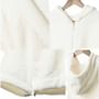 Brigitte - Plain Zip Teddy Jacket | YesStyle