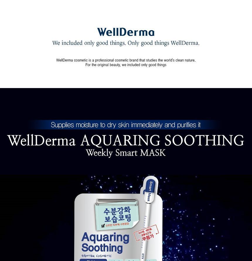 WellDerma Weekly Smart Mask Set - 4 Types | YesStyle