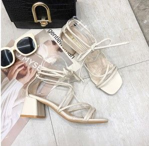 Weiya Block Heel Lace Up Sandals | YesStyle
