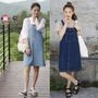 Shimi - Denim Jumper Dress | YesStyle