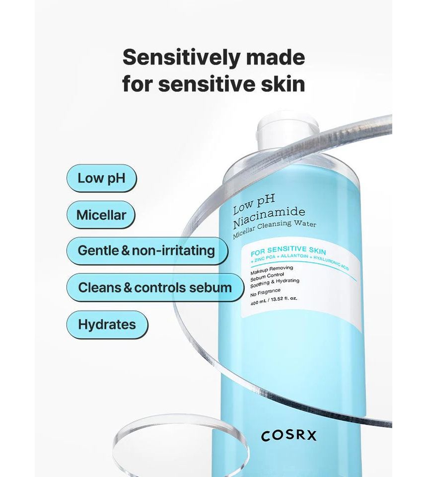 Buy COSRX - Low pH Niacinamide Micellar Cleansing Water (x30) (Bulk Box ...