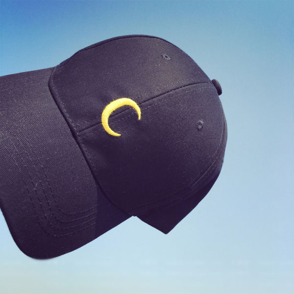 Hats 'n' Tales Embroidered Crescent Moon Cap | YesStyle