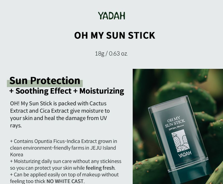 Buy YADAH - Oh My Sun Stick in Bulk | AsianBeautyWholesale.com