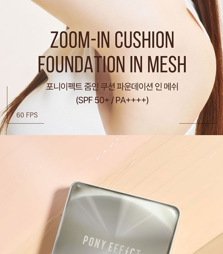 Buy PONY EFFECT - Zoom-In Cushion Foundation In Mesh Set - 3 Colors in ...