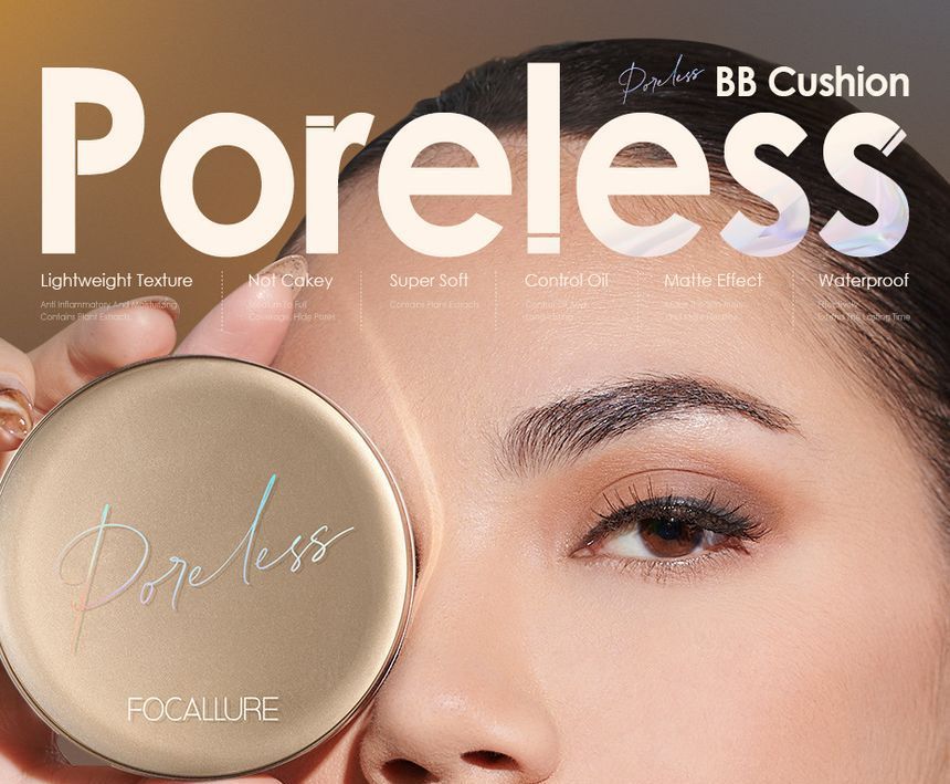 Buy FOCALLURE - Poreless Matte Air Cushion Foundation - 4 Colors in ...