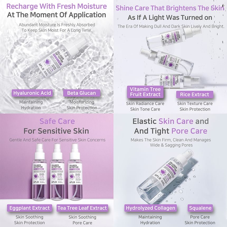 Buy APLB - Collagen EGF Peptide Mist Essence in Bulk ...