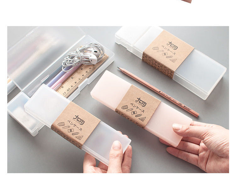 Orange Affair Plain Pencil Case | YesStyle