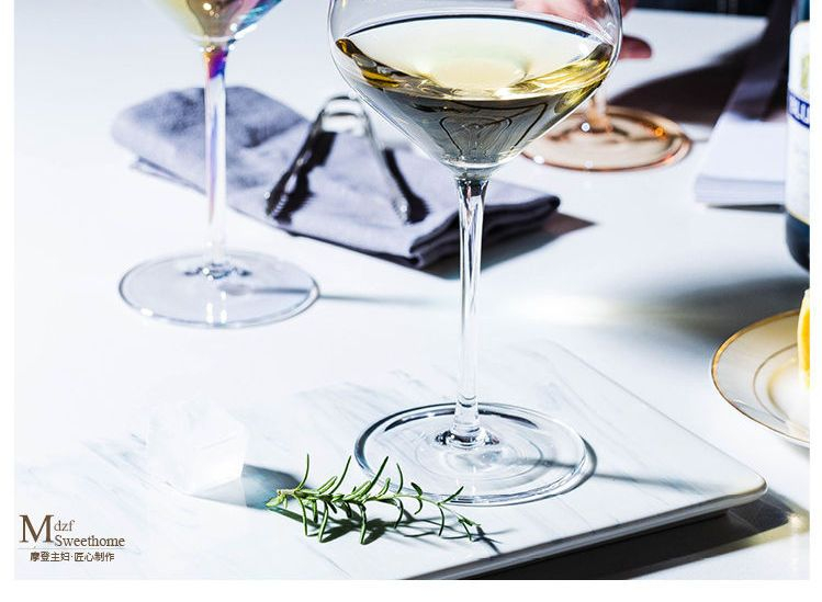 Modern Wife Angled Wine Glass | YesStyle