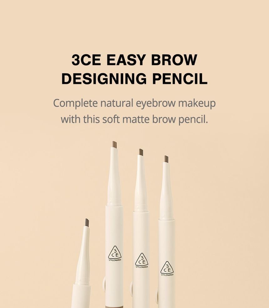 Buy 3CE - Easy Brow Designing Pencil - 5 Colors in Bulk ...