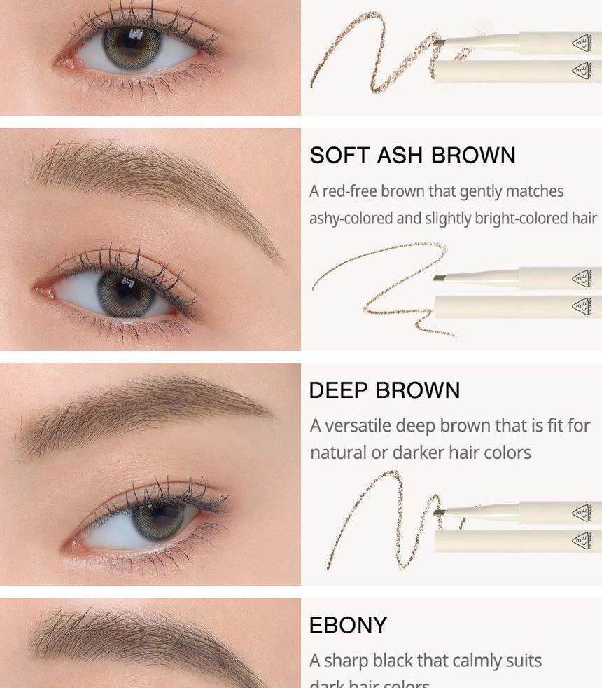 Buy 3CE - Easy Brow Designing Pencil - 5 Colors in Bulk ...