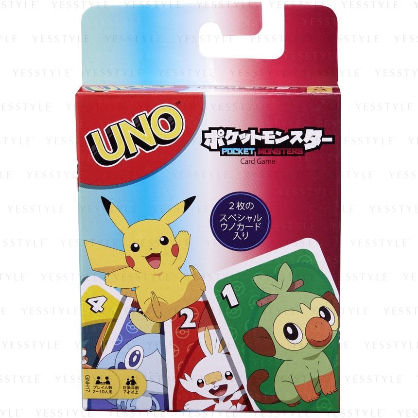 Mattel UNO Pokemon | YesStyle
