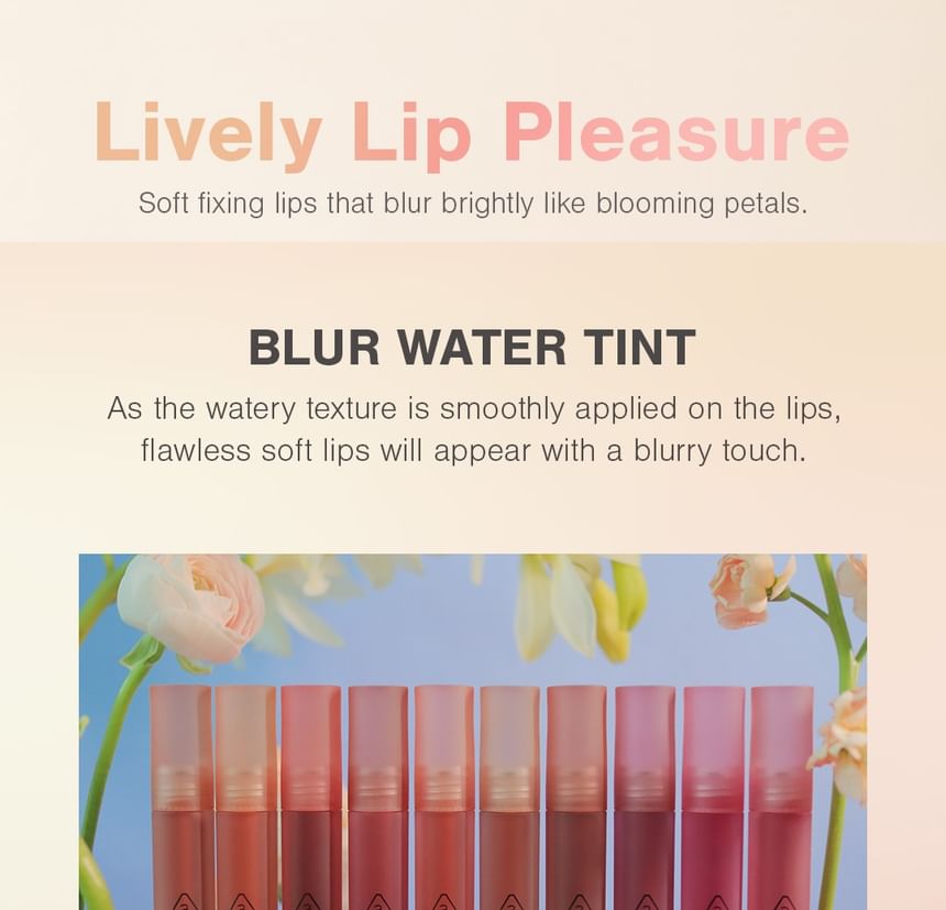 Buy 3CE - Blur Water Tint - 13 Colors in Bulk | AsianBeautyWholesale.com