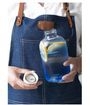 MIMO - Set: Whale Print Glass Water Bottle + Drawstring Pouch | YesStyle