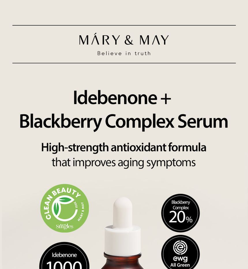 Buy Mary&May - Idebenone + Blackberry Complex Serum in Bulk ...