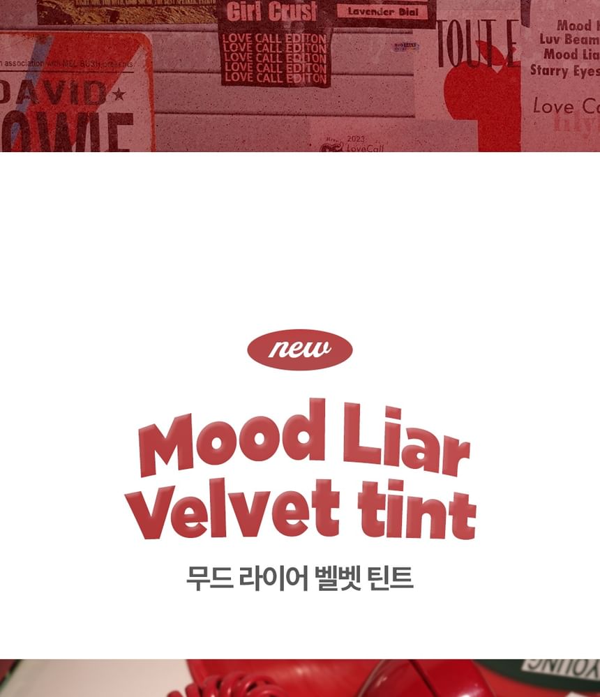 lilybyred - Mood Liar Velvet Tint 2023 Version - 10 Colors | YesStyle