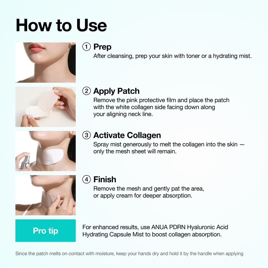 Buy Anua - PDRN Collagen Melting Patch For Neck in Bulk ...