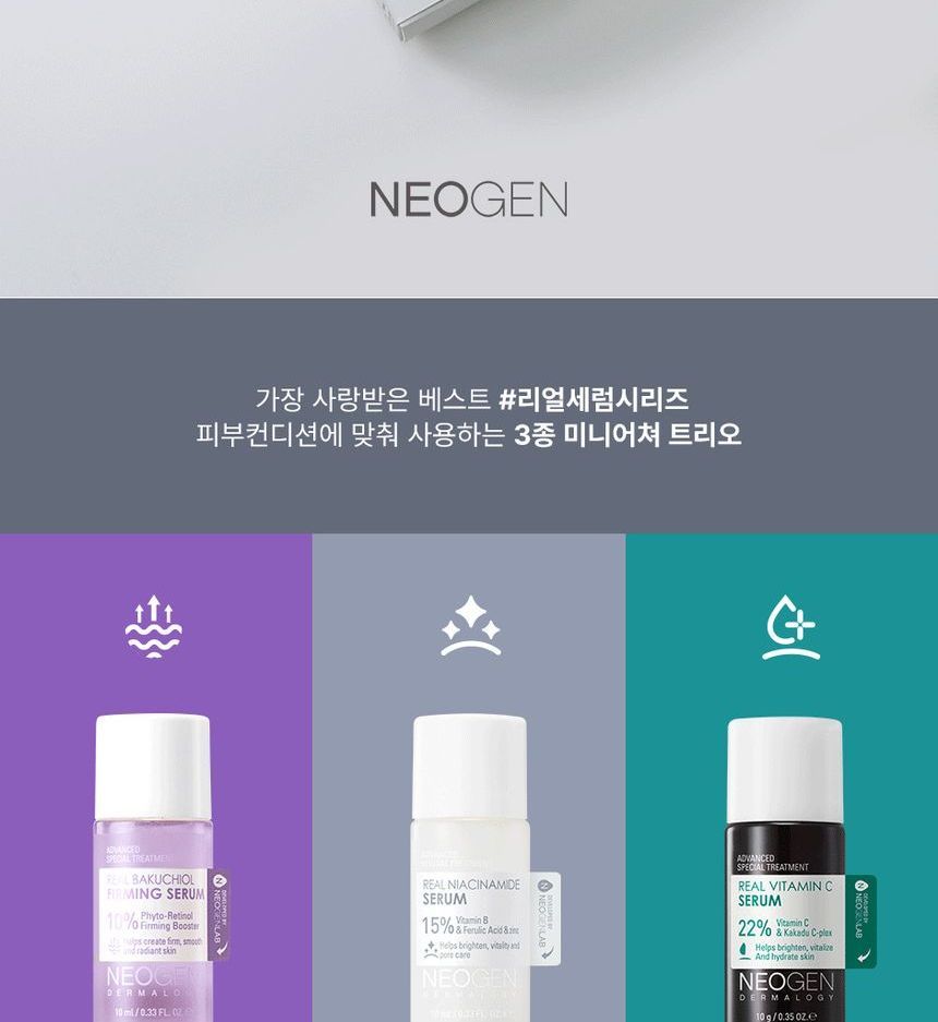 Buy NEOGEN - Dermalogy Real Serum Trio Mini Set (x36) (Bulk Box) in ...