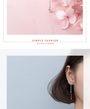 A’ROCH - 925 Sterling Silver Dangle Chain Bow Earring | YesStyle