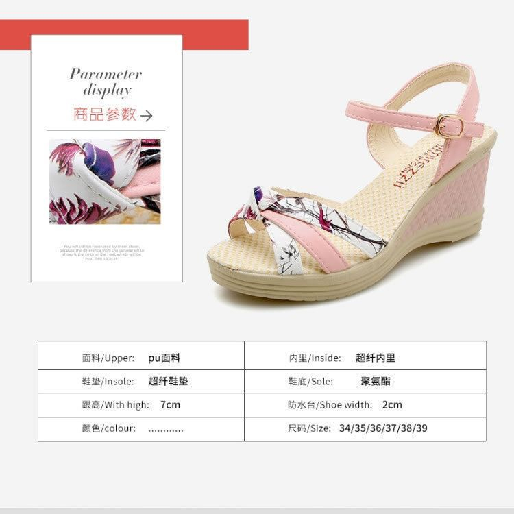 Weiya Ankle Strap Wedge Sandals | YesStyle