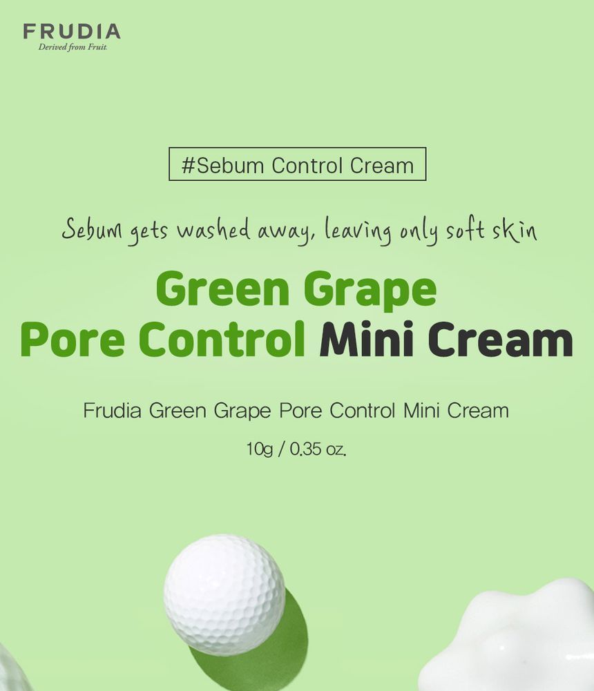 Buy FRUDIA - Green Grape Pore Control Cream Mini in Bulk ...