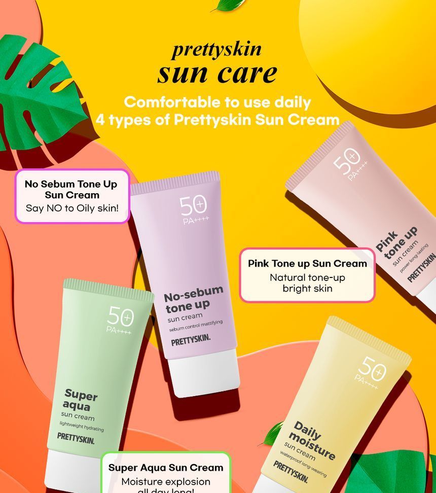 Buy Pretty skin - Sun Cream - 4 Types in Bulk | AsianBeautyWholesale.com