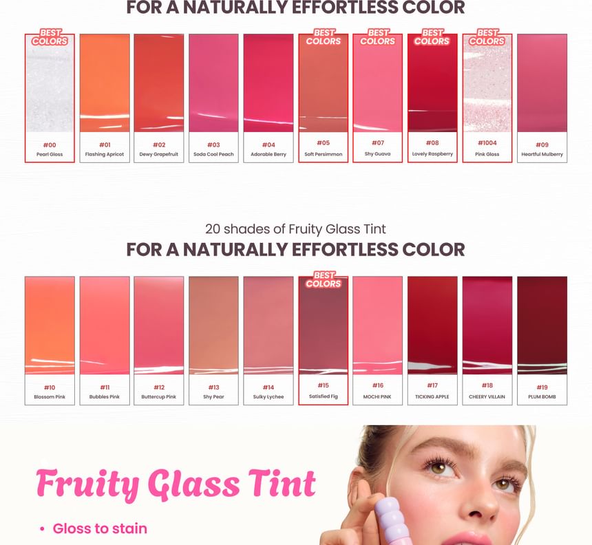 Buy colorgram - Fruity Glass Tint - 18 Colors in Bulk ...