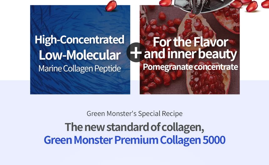 Buy GREEN MONSTER - Premium Collagen 5000 in Bulk ...