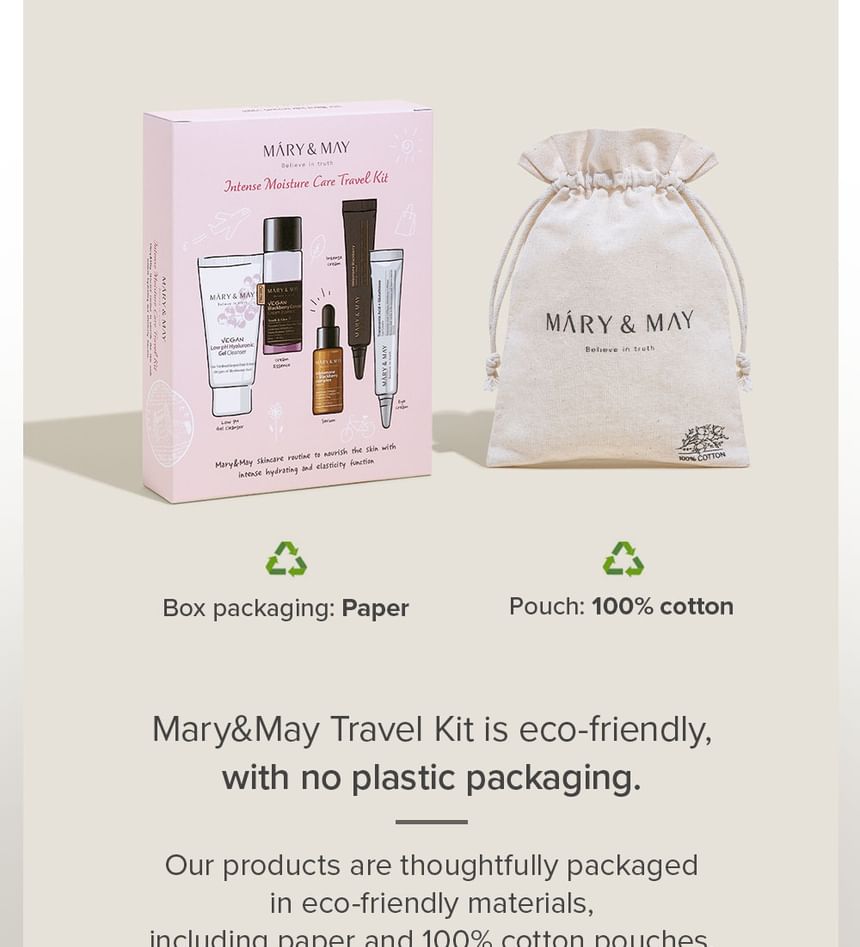 Buy Mary&May - Intense Moisture Care Travel Kit in Bulk ...