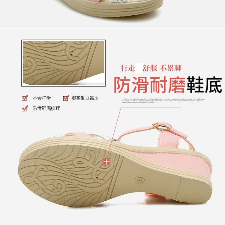 Weiya Ankle Strap Wedge Sandals | YesStyle