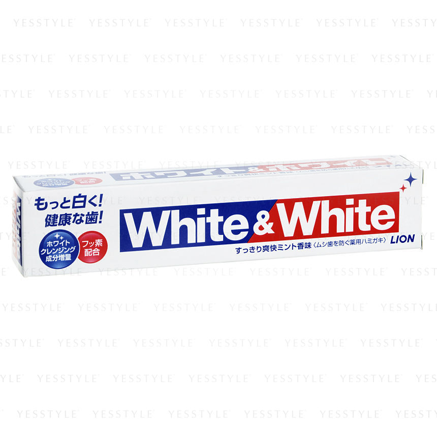 Buy LION - White & White Toothpaste in Bulk | AsianBeautyWholesale.com