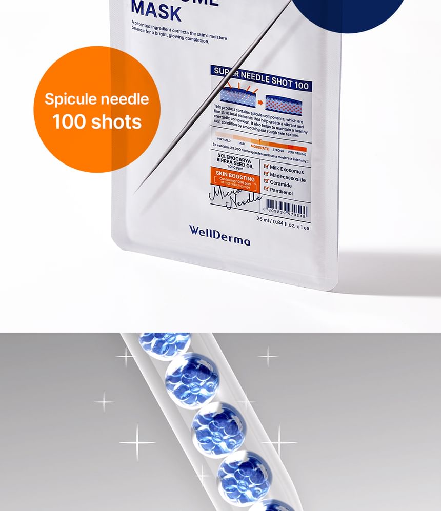 Buy WellDerma - Needle Exosome Mask Pack 100 Set (x60) (Bulk Box) in ...