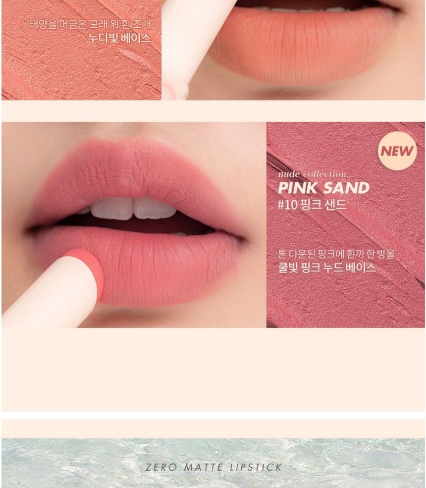 romand Zero Matte Lipstick NEW - 20 Colors | YesStyle