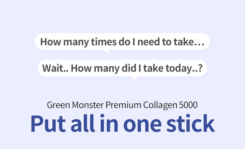 Buy GREEN MONSTER - Premium Collagen 5000 in Bulk ...