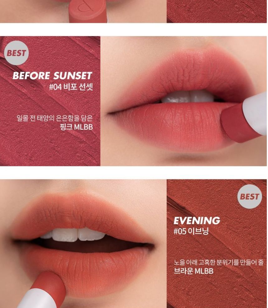 romand Zero Matte Lipstick NEW - 20 Colors | YesStyle