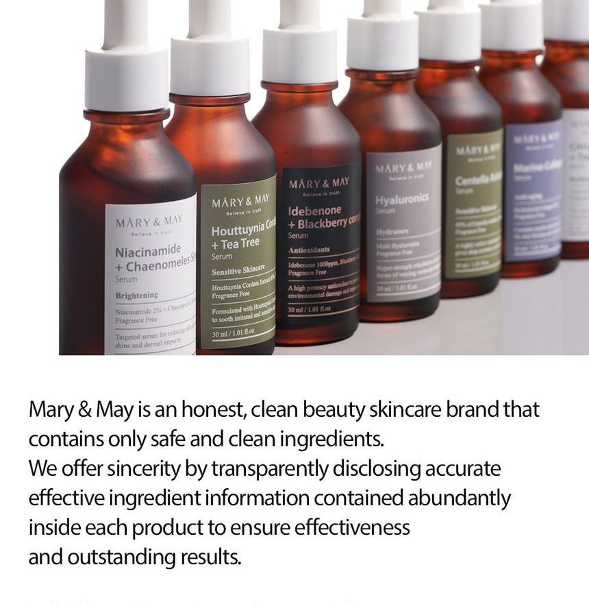 Buy Mary&May - Citrus Unshiu Fruit + Tremella Fuciformis Serum in Bulk ...