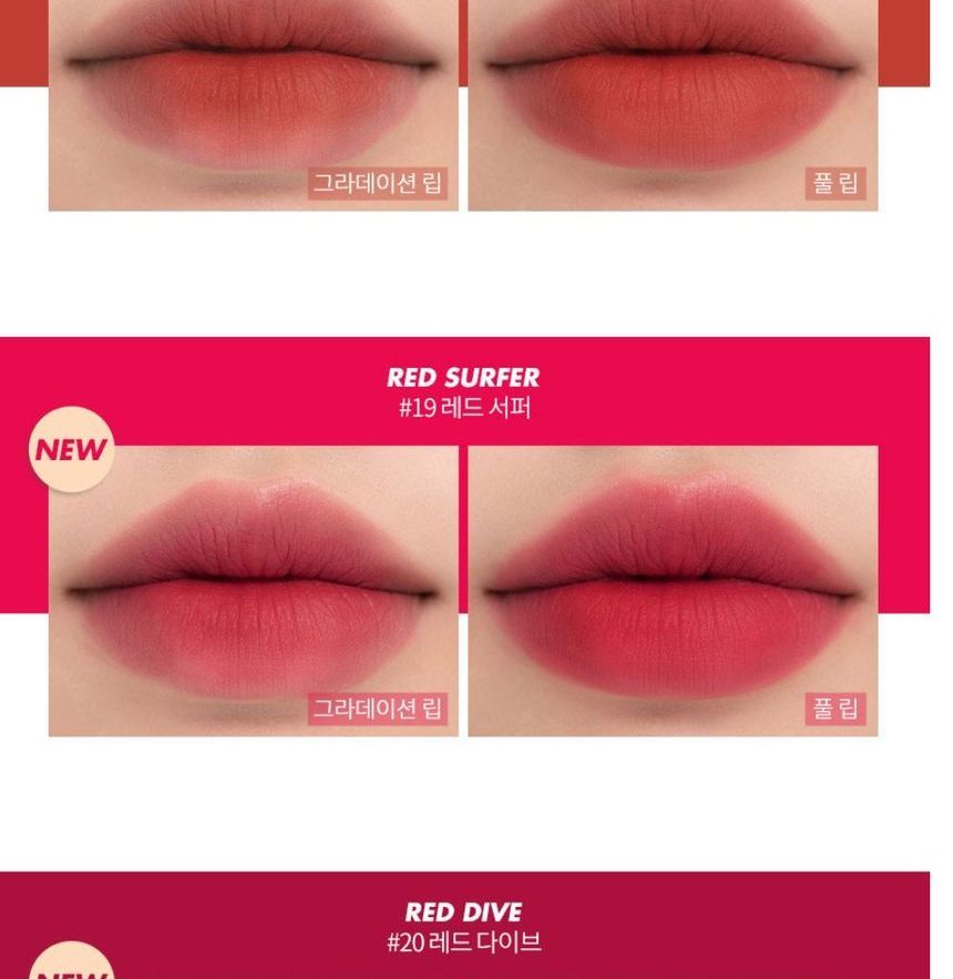 romand Zero Matte Lipstick NEW - 20 Colors | YesStyle