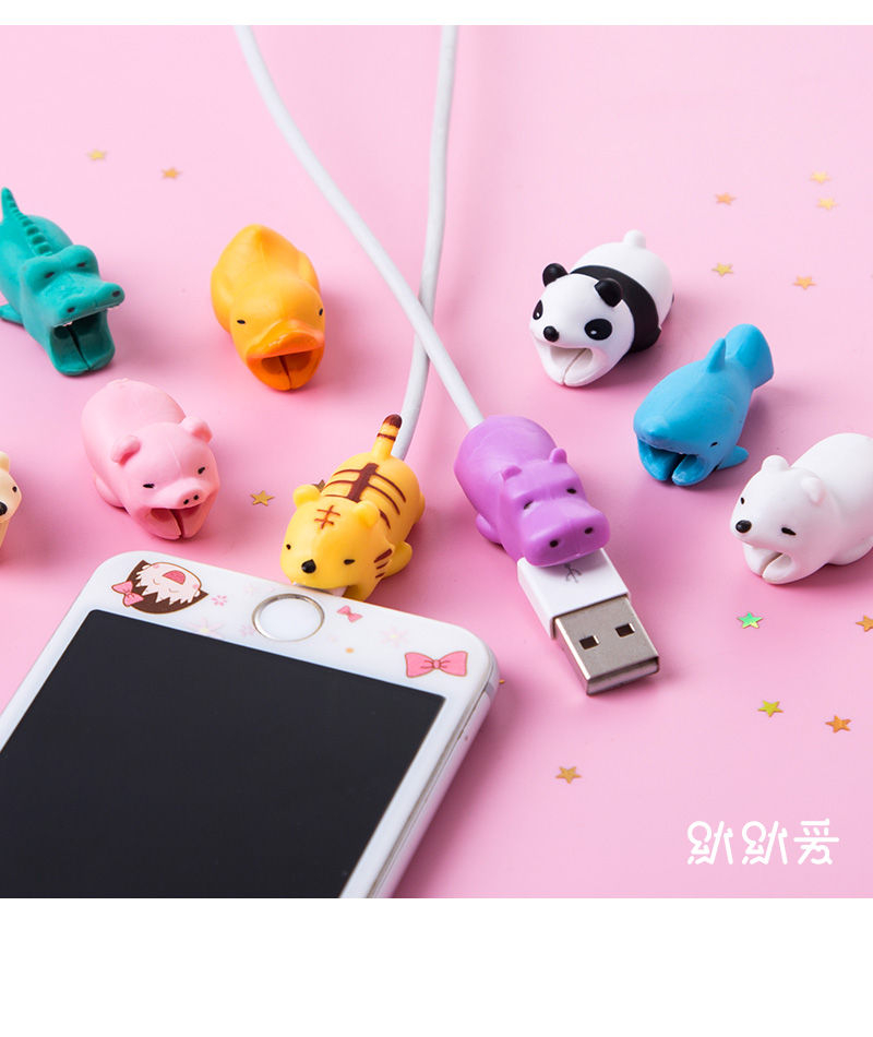 Momoi Silicone Animal Charging Cable Protector | YesStyle