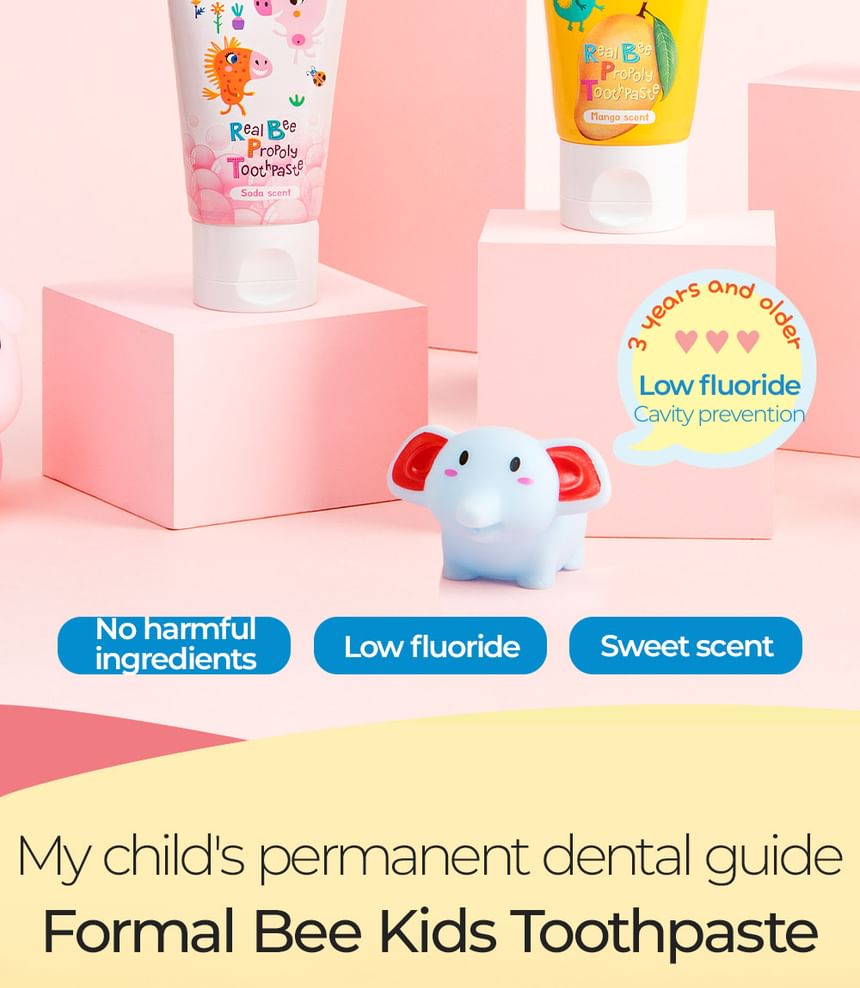 Buy Formal Bee - Kids Real Bee Propoly Toothpaste Set - 3 Types in Bulk ...