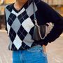 BrickBlack - Argyle Sweater | YesStyle