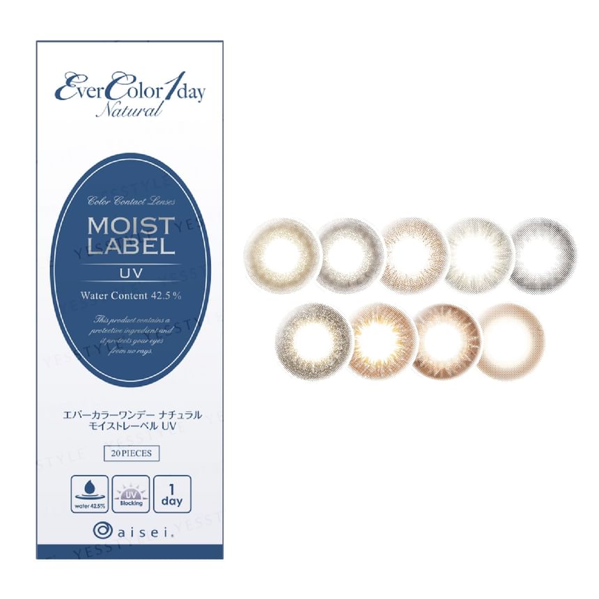 Buy EverColor - MOIST LABEL UV One-Day Natural Color Lens Silhouette ...