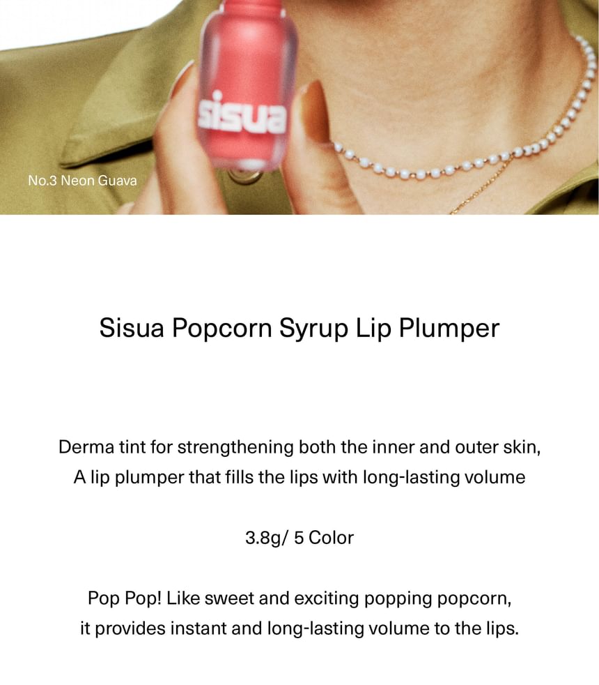 Buy UNLEASHIA - Sisua Popcorn Syrup Lip Plumper - 5 Colors in Bulk ...