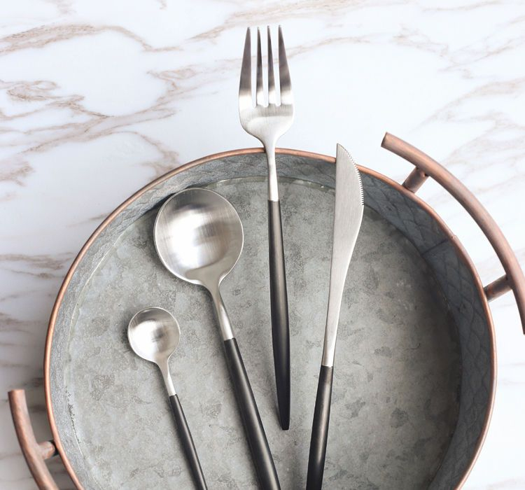 Hashi Stainless Steel Spoon / Fork / Knife / Dessert Spoon | YesStyle